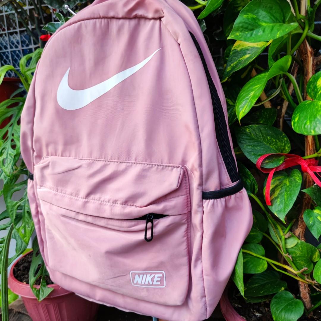Nike Pink Backpack, Women's Fashion, Bags & Wallets, Backpacks on Carousell