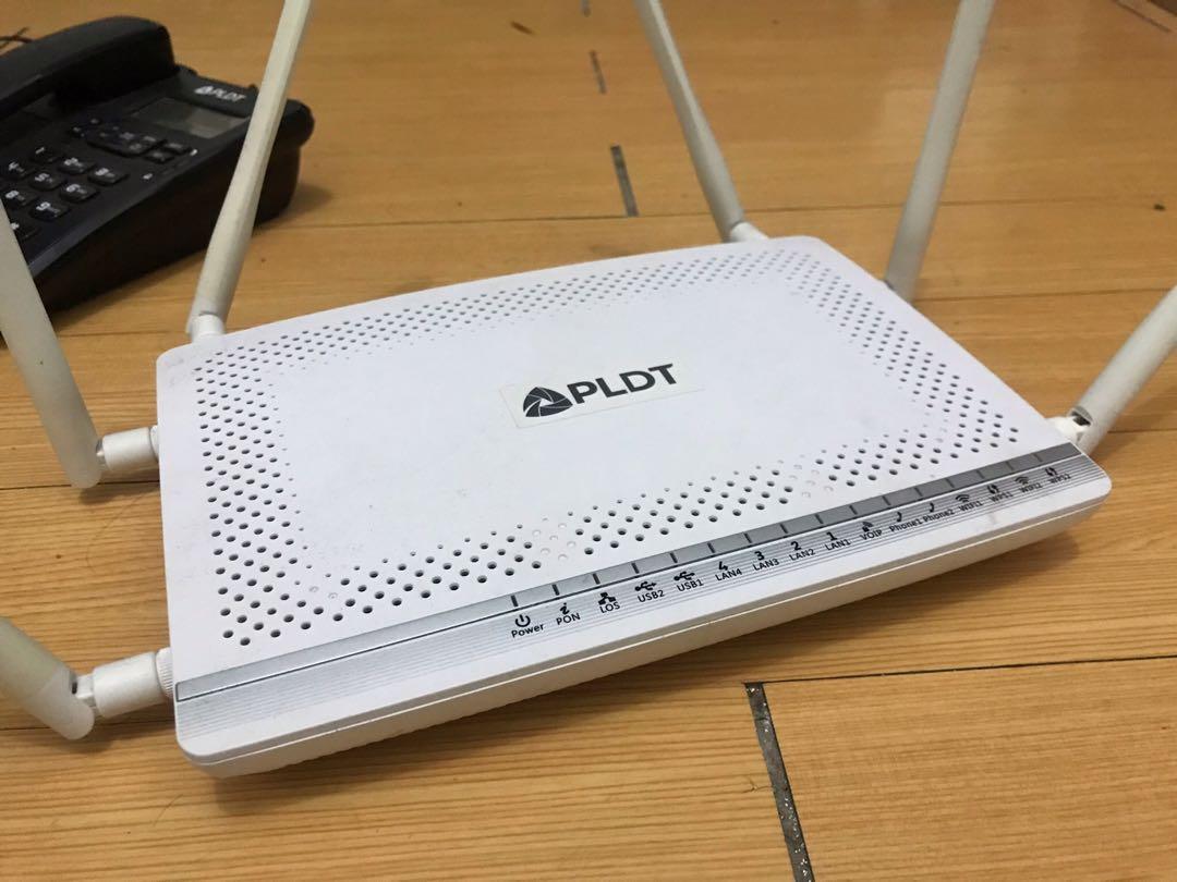 PLDT Fiberhome modem router, Computers & Tech, Parts & Accessories ...