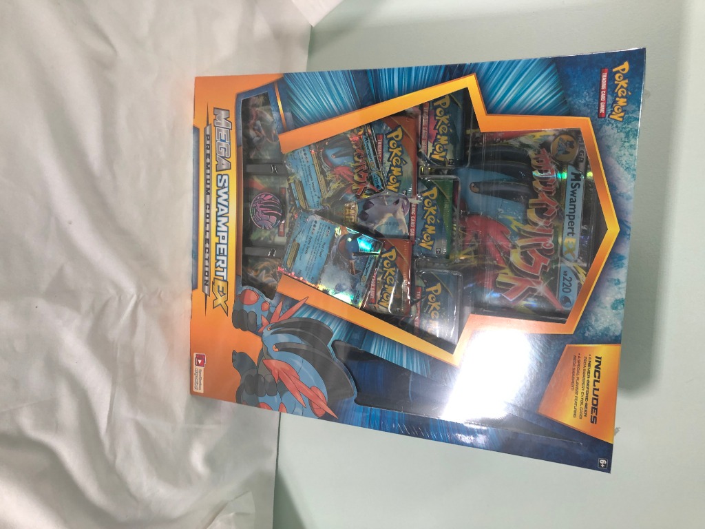 Pokemon TCG: Mega Premium Collection Box-Swampert Ex, Hobbies & Toys ...
