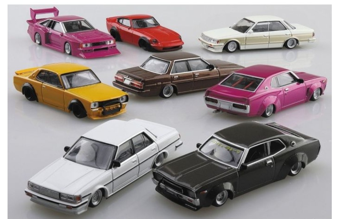 Last 6 spots!! 1/64 Aoshima JDM Grachan liberty walk japanese cars ...