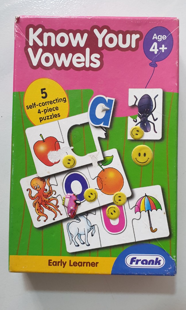 Preschooler - Know Your Vowels, Hobbies & Toys, Toys & Games on Carousell