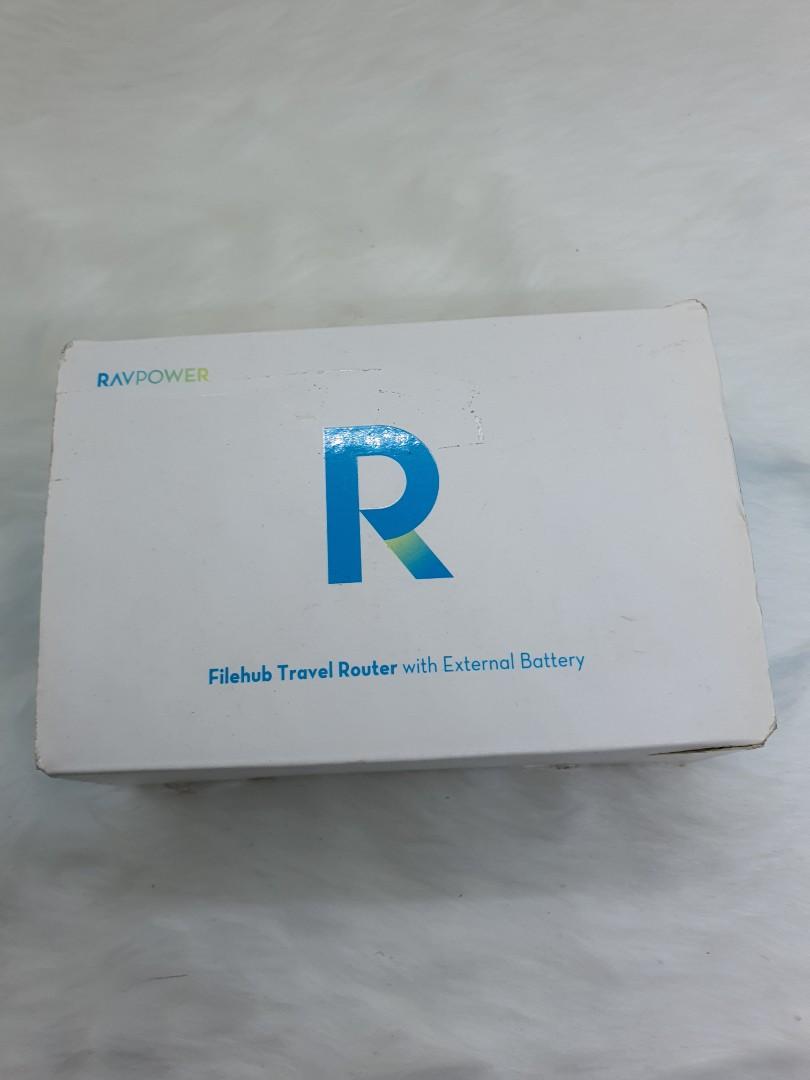 RAVPower 3-in-1 Travel Kit(Filehub/Travel Router/6700mAh Power Bank)(RP ...