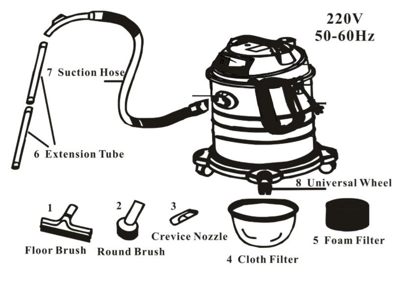 S$95 only 20 Litre BELL Brand LIME GREEN color Wet and Dry Vacuum ...