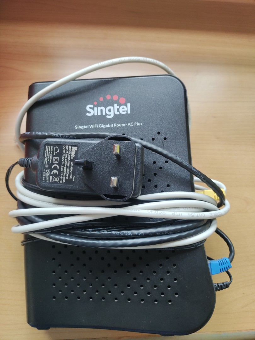 Singtel 1 gbps speed router and modem, TV & Home Appliances, TV ...