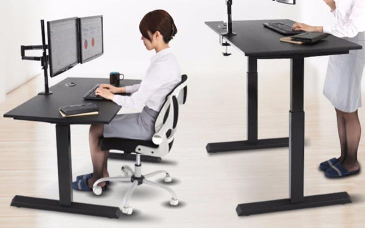 standing desk loctek Ergonomic Workstation Sit Stand Table, Furniture ...