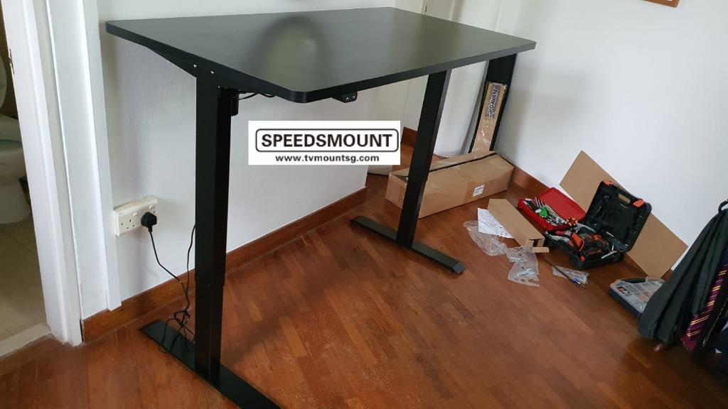 standing desk loctek Ergonomic Workstation Sit Stand Table, Furniture ...