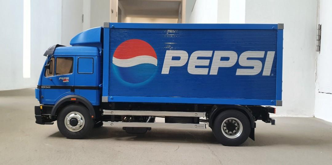 Tamiya Pepsi Mercedes benz 1/14, Hobbies & Toys, Toys & Games on Carousell