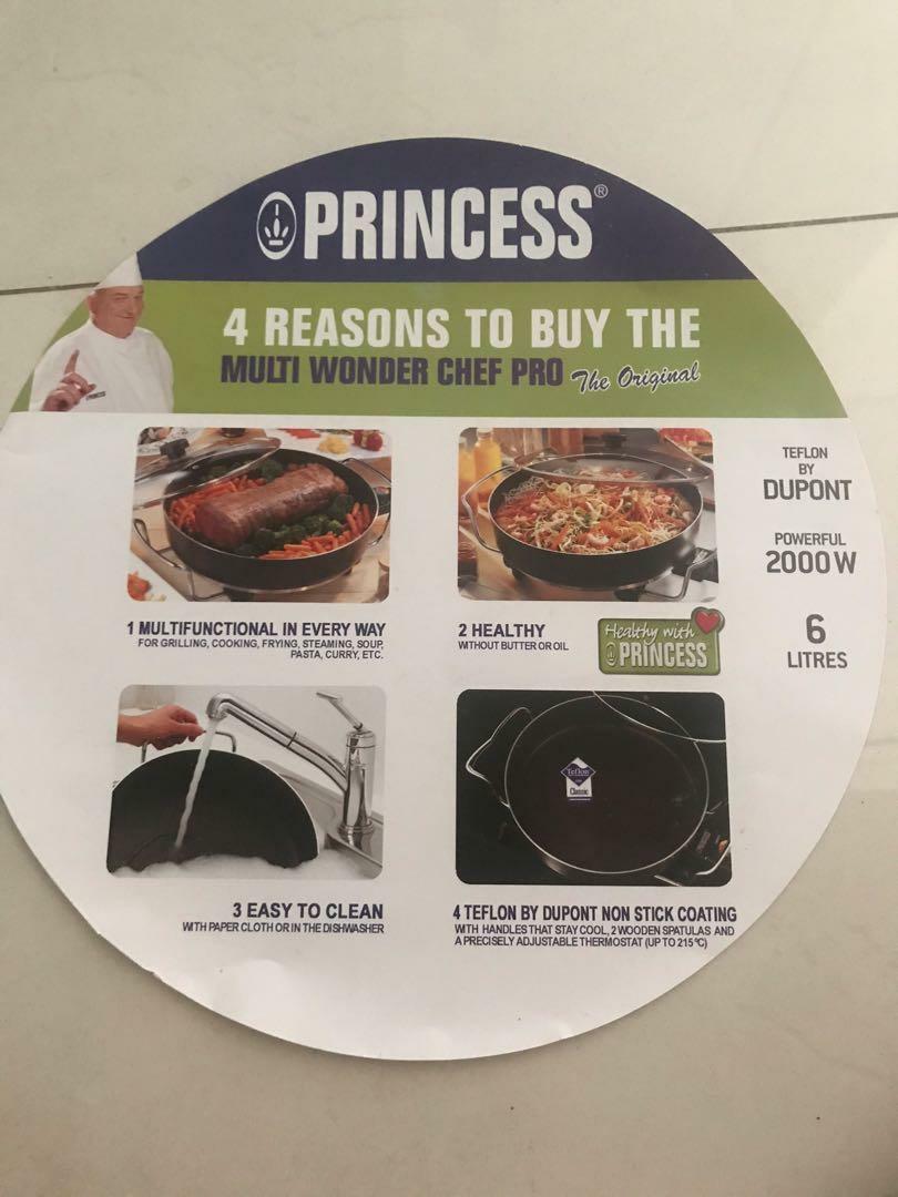 TEFLON BY DUPONT Princess Classic Cookpan, TV & Home Appliances ...