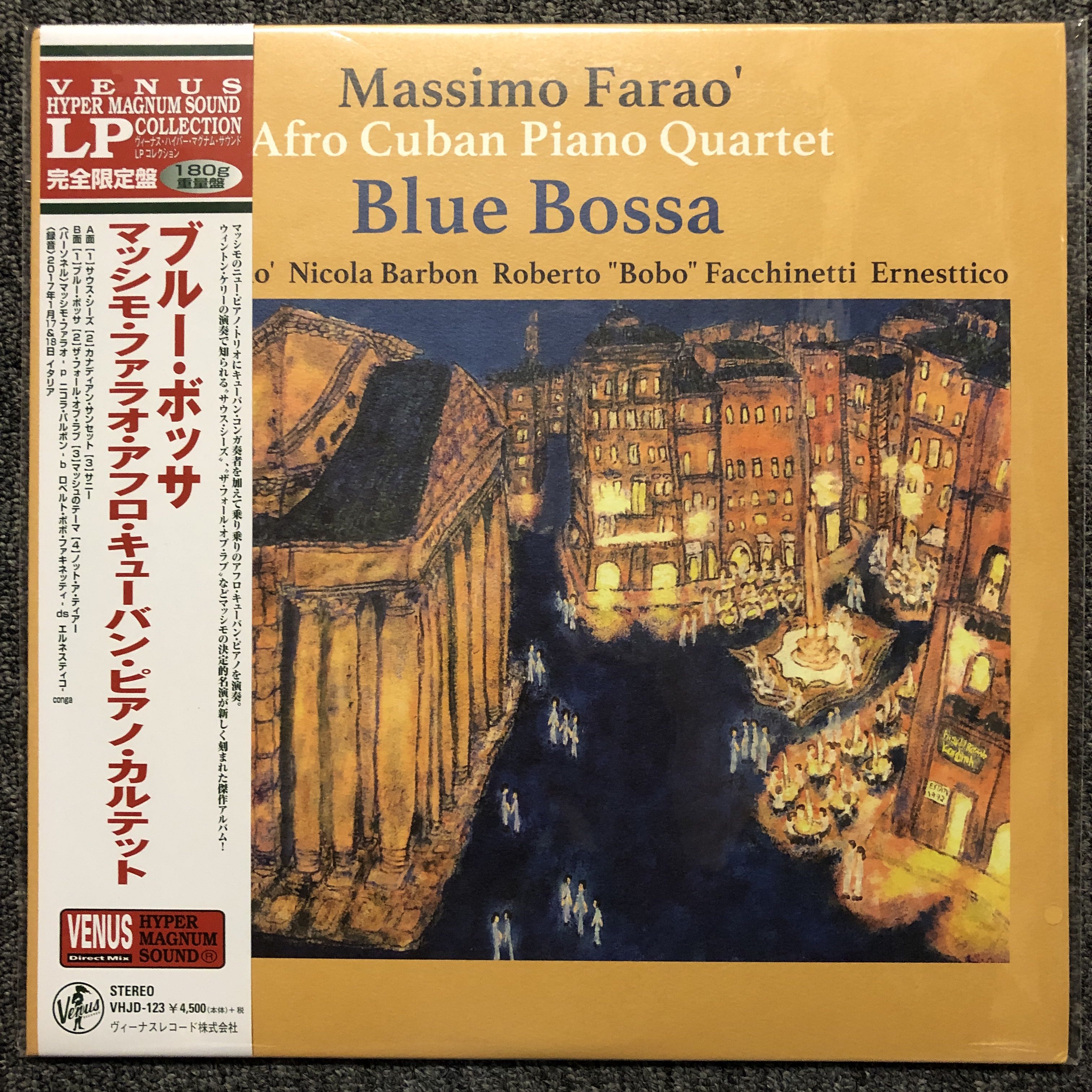 The Massimo Farao' Afro Cuban Piano Quartet Blue Bossa 180g Venus LP ...
