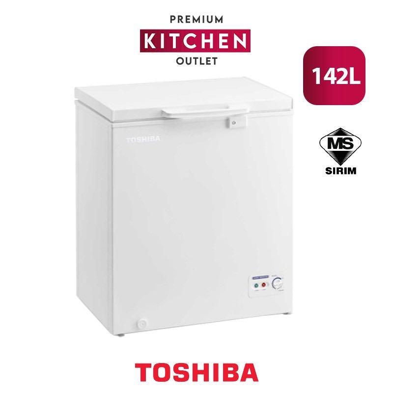 TOSHIBA 142L 2 IN 1 Chest Freezer CR-A142M Duo Function Freezer Fridge ...