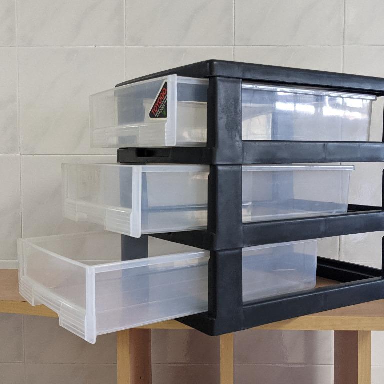 Toyogo A4 3-tier Storage Box / Organizer, Furniture & Home Living, Home ...