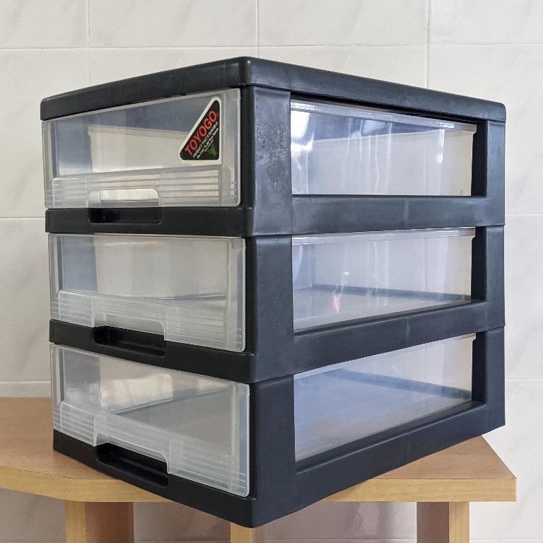 Toyogo A4 3-tier Storage Box / Organizer, Furniture & Home Living, Home ...