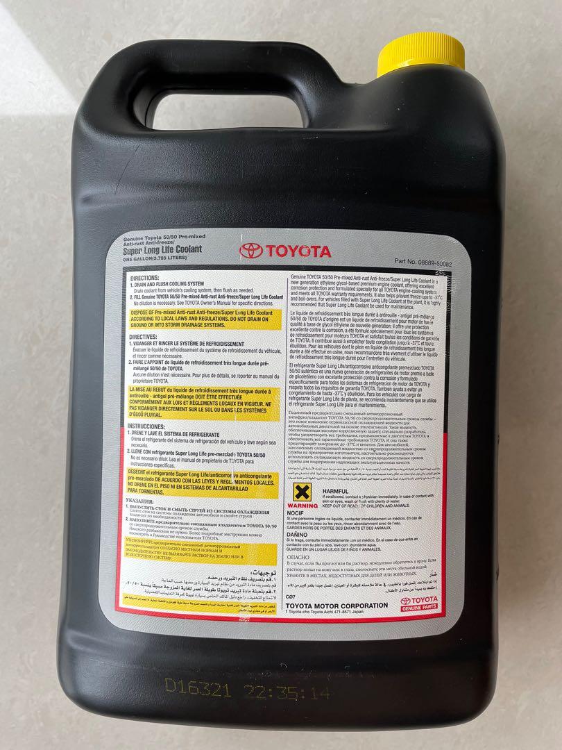 Toyota Lexus Coolant 3.785 litres, Car Accessories, Accessories on ...