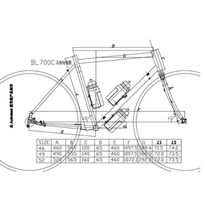 Tsunami Blazer BL7C Commuter Gravel Touring Adventure Bike Bicycle 700C ...
