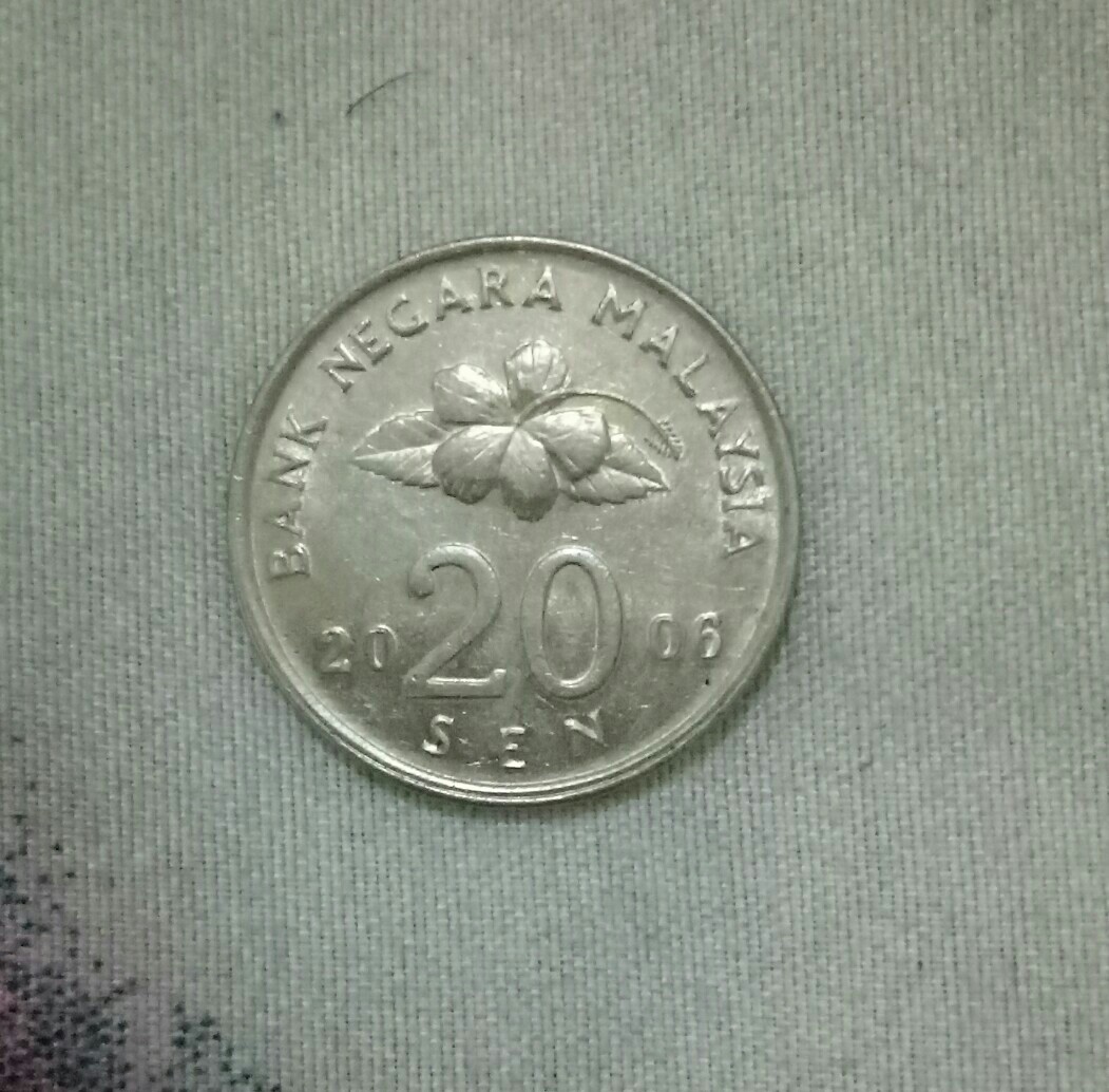Uang Kuno Asli Malaysia 20 Sen Tahun 2006, Antik, Uang Lama di Carousell