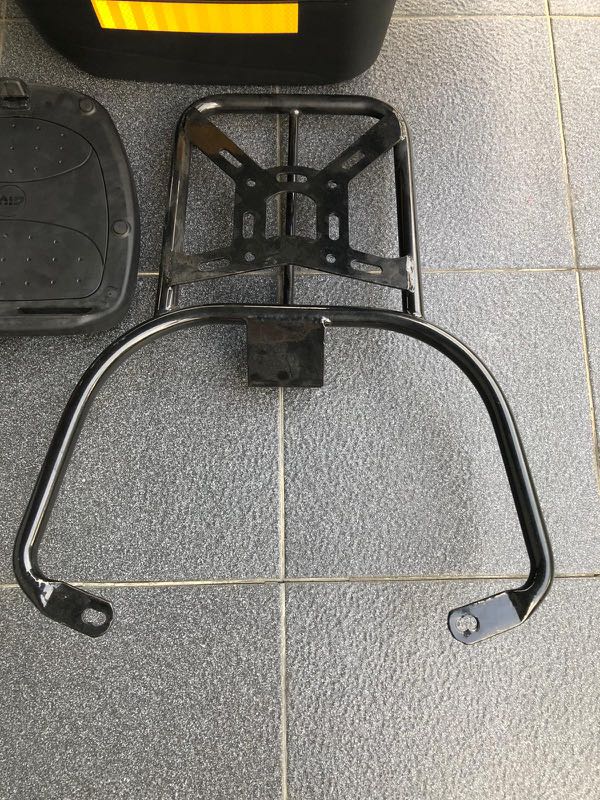 Vespa Sprint Rear Rack, Motorcycles, Motorcycle Accessories on Carousell