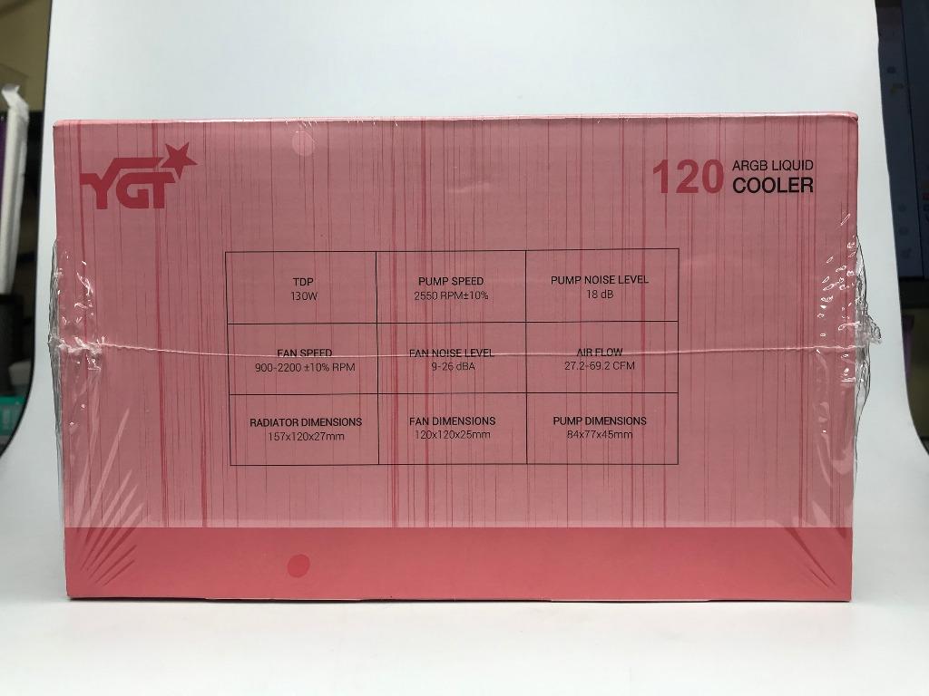 YGT ARGB 120 LIQUID COOLER DEEP FROST, ARGB LIGHTING SYNC, TDP 130W ...