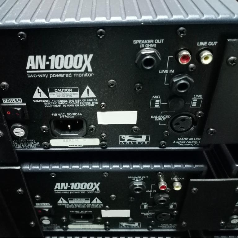 Anchor Audio AN-1000X Powered Speaker Monitor, Audio, Other Audio ...