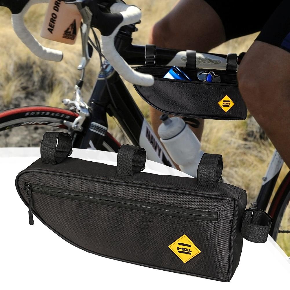 [Size M] B-SOUL Bike Bicycle Triangle Utility Storage Bag Pouch Mount ...