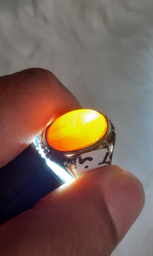 Beautiful Batu cincin Akik Yaman(ori) size 21, Hobbies & Toys ...