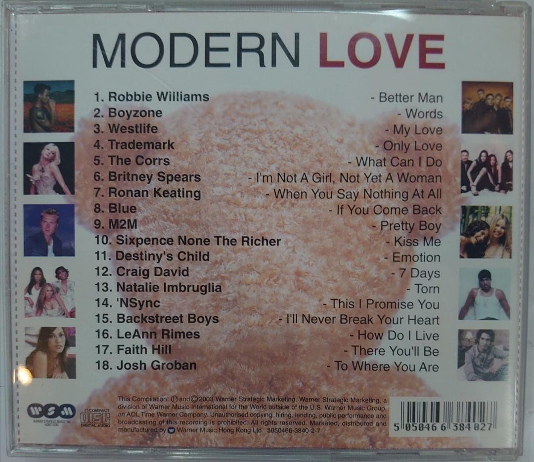 Cd modern love, 興趣及遊戲, 音樂、樂器 & 配件, 音樂與媒體 - CD 及 DVD - Carousell