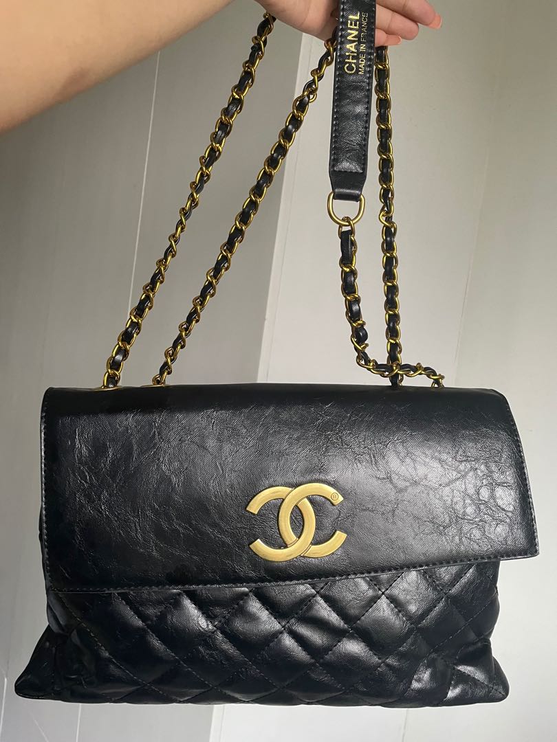 Chanel 2way (vintage), Luxury, Bags & Wallets on Carousell