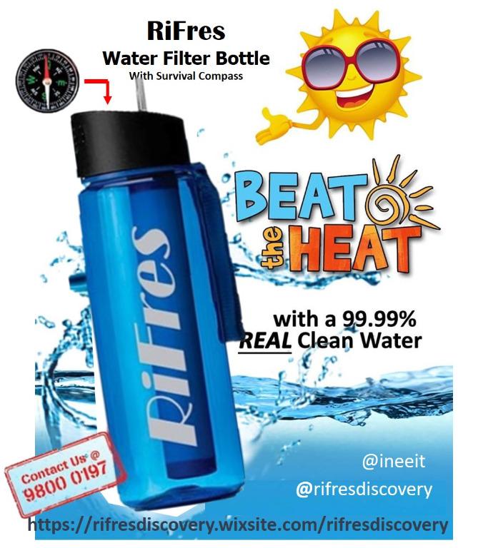 Clean water filtered river rust bpa types tap refreshing good safe ...