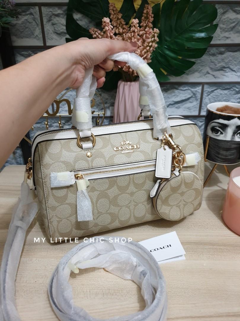 Coach round coin purse/bag charm, Women's Fashion, Bags & Wallets ...