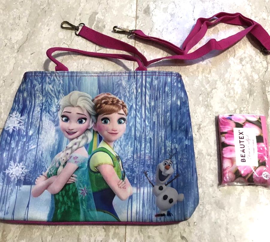 Elsa Anna Frozen Sling / hand bag, Babies & Kids, Babies & Kids Fashion ...