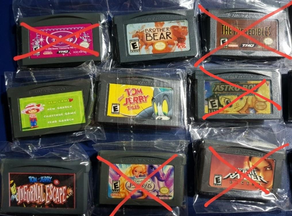 Gameboy advanced cartridges, Video Gaming, Video Games, Nintendo on ...