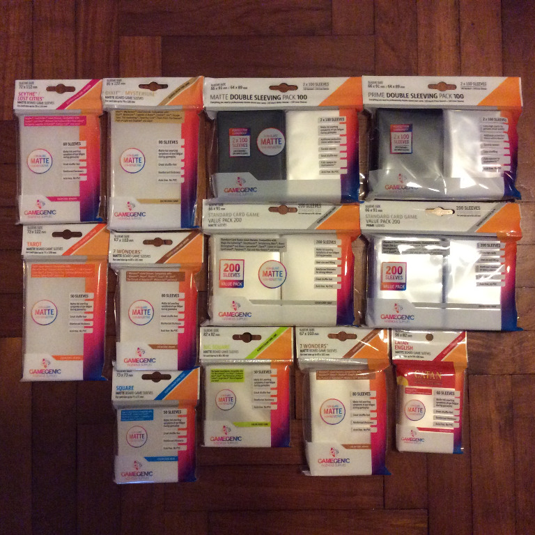 Gamegenic 100 microns Card Sleeves & Premium Convertible Deck Boxes ...