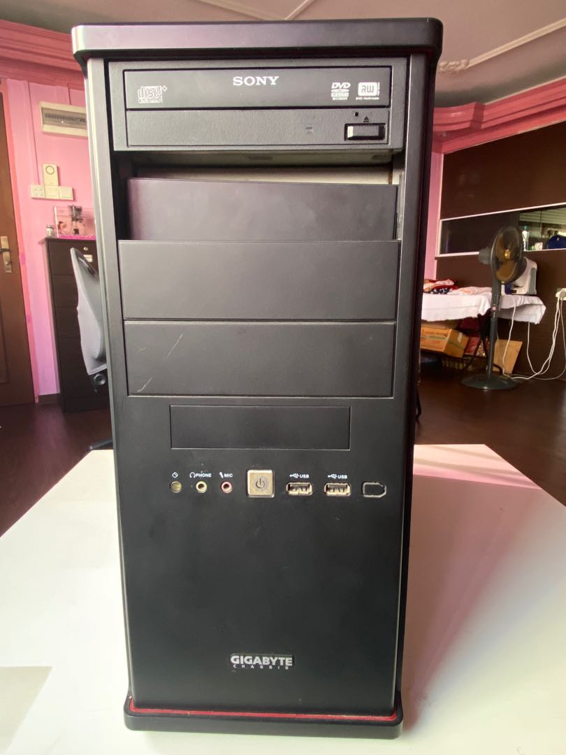 Gigabyte Chasis old desktop CPU, Computers & Tech, Parts & Accessories ...