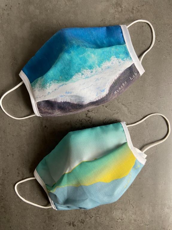 《嚮海製所Hamabe Lab》｜心の所嚮 風格口罩套(青の森/靛の洋), 門票＆禮券 , 機票及海外景點在旋轉拍賣