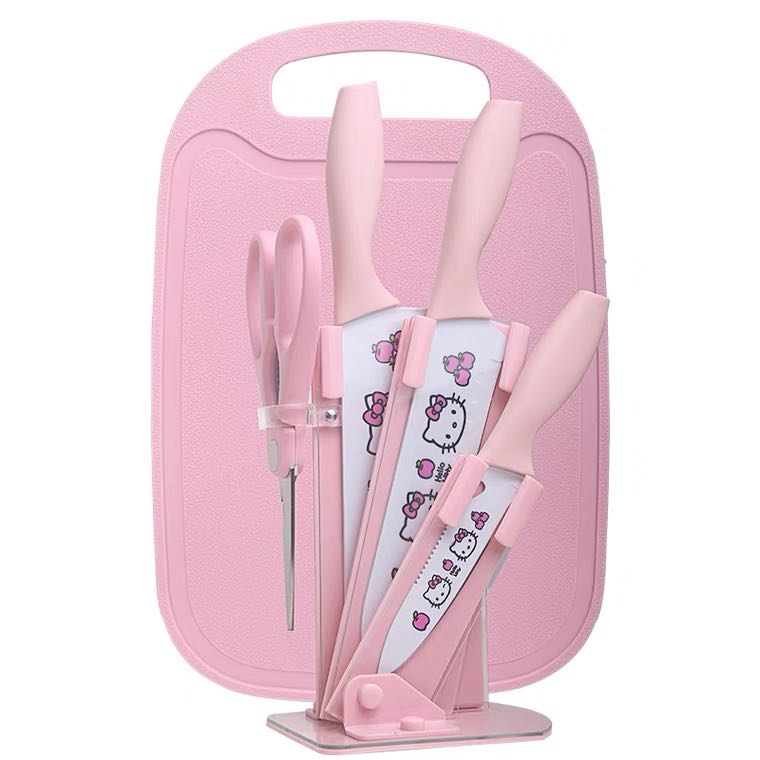 Hello Kitty knife set - stainless steel, Furniture & Home Living ...