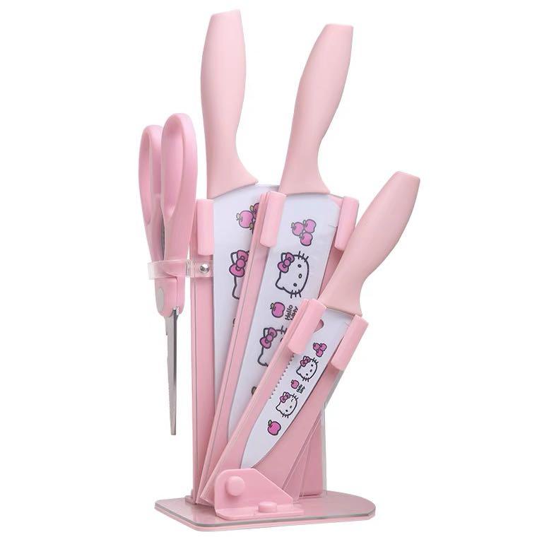 Hello Kitty knife set - stainless steel, Furniture & Home Living ...
