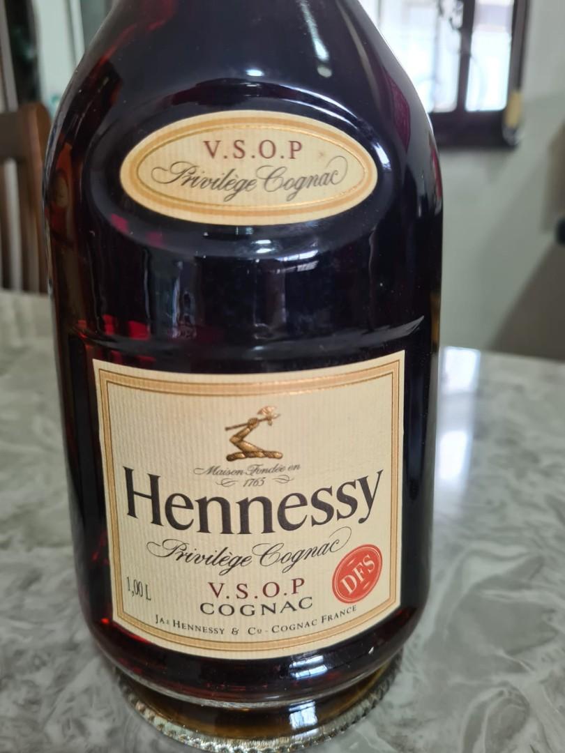 Hennessy VSOP 1ltr with box, Food & Drinks, Alcoholic Beverages on ...