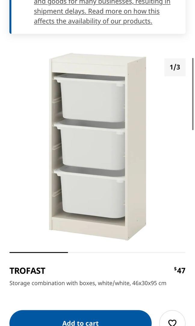 ikea trofast shelf rack storage, Furniture & Home Living, Furniture ...
