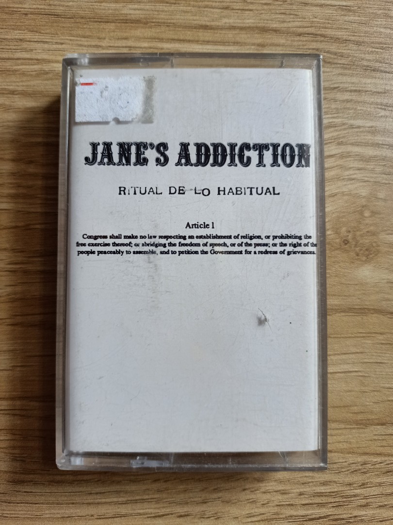 KASET : Jane's Addiction - ritual de lo habitual, Hobbies & Toys, Music ...