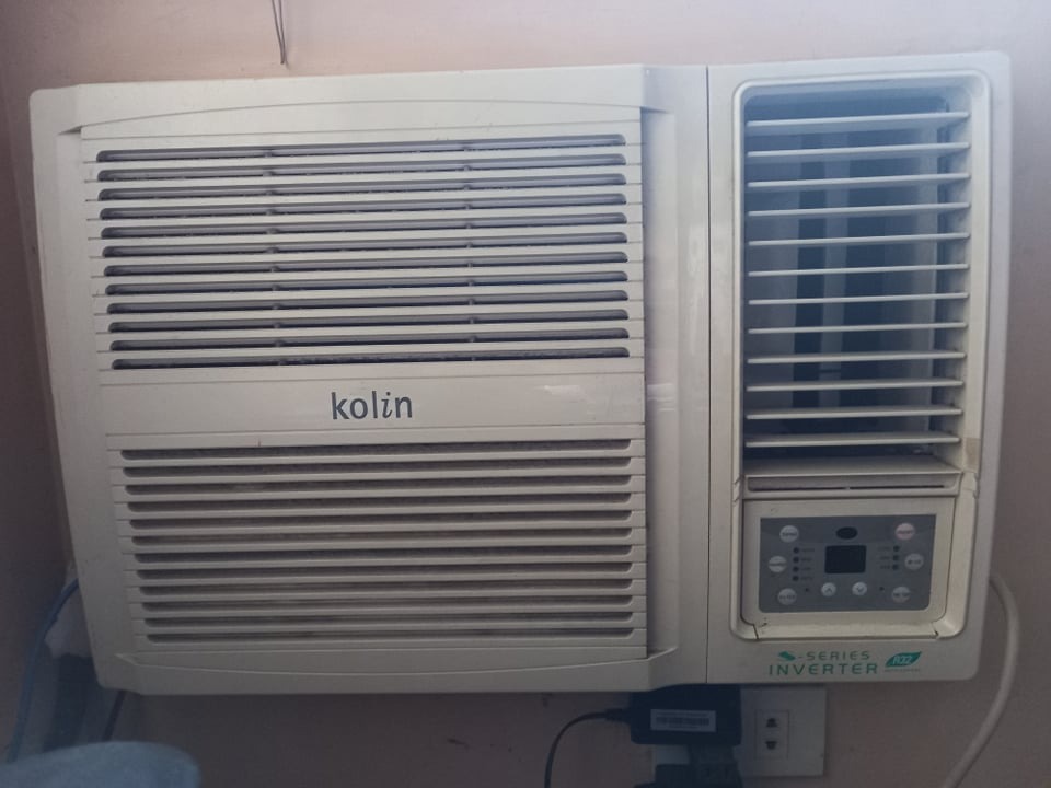 Kolin Inverter Window Type Aircon 1hp, TV & Home Appliances, Air ...