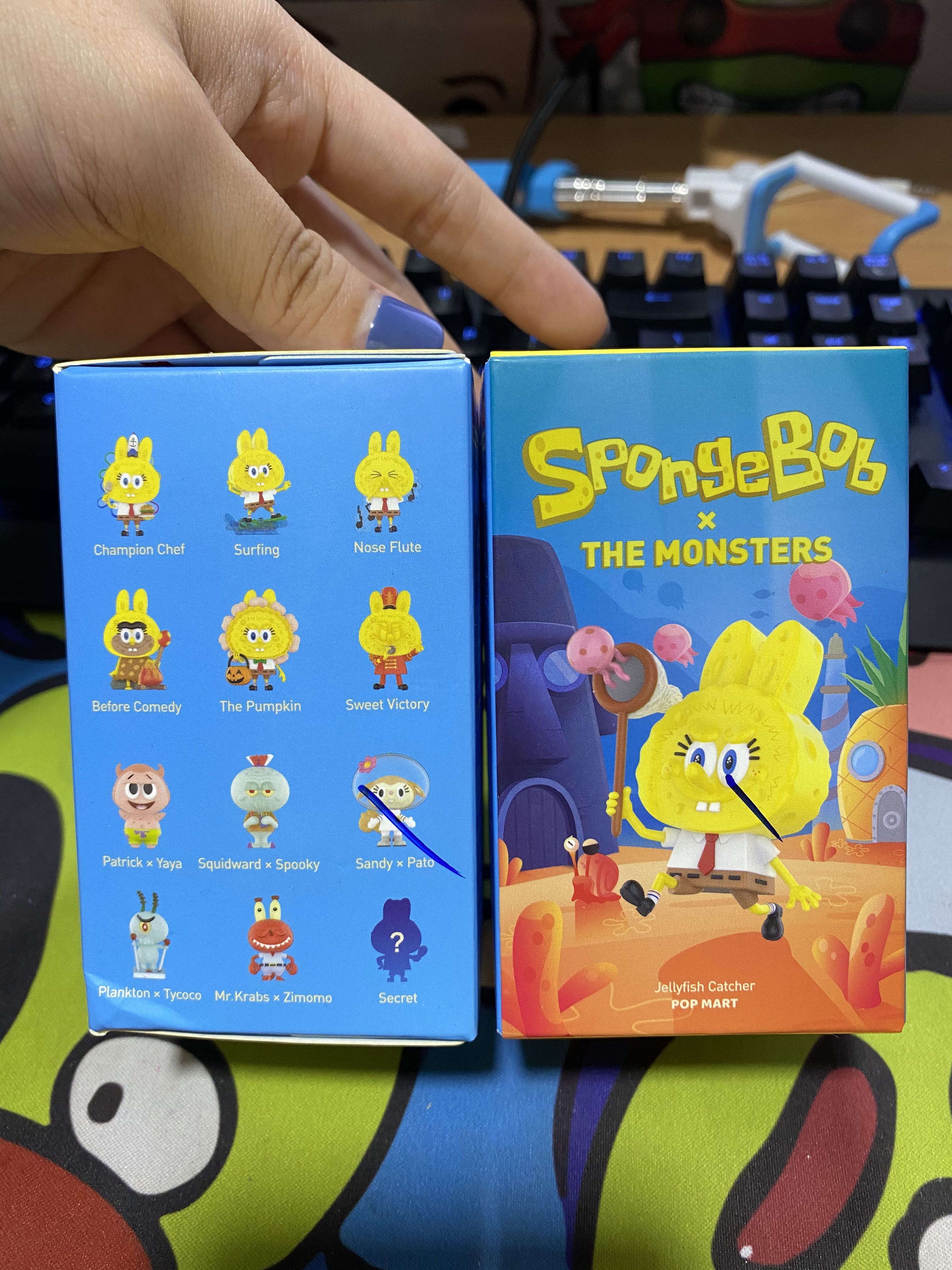 Labubu The Monsters X Spongebob Blindbox by Popmart, Hobbies & Toys ...