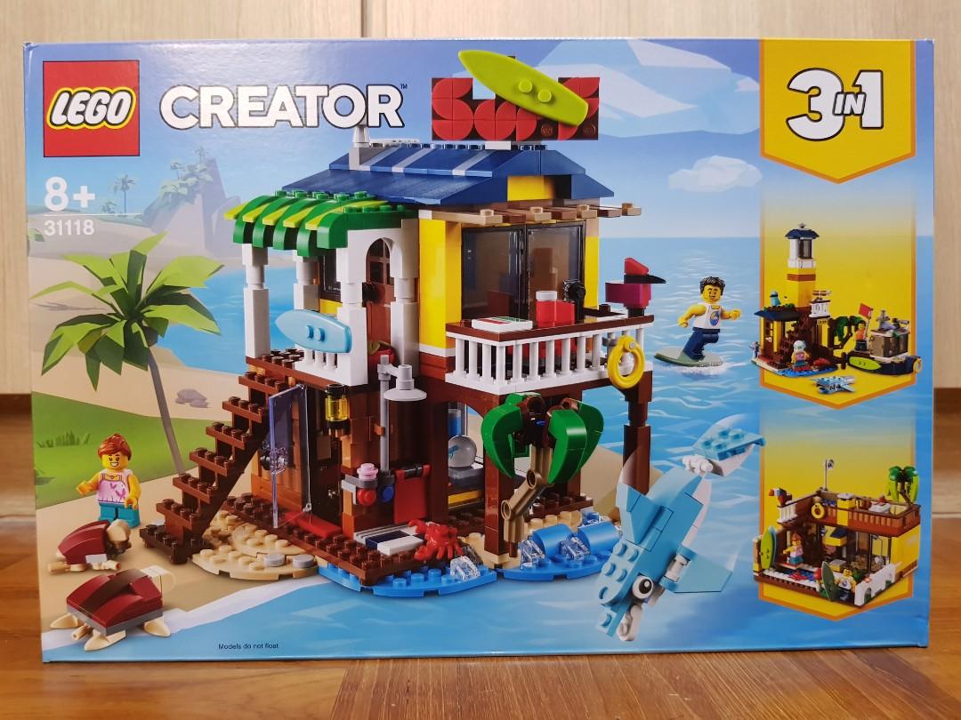 Lego 31118 surfer Beach House 3 in 1 creator, Hobbies & Toys, Toys ...