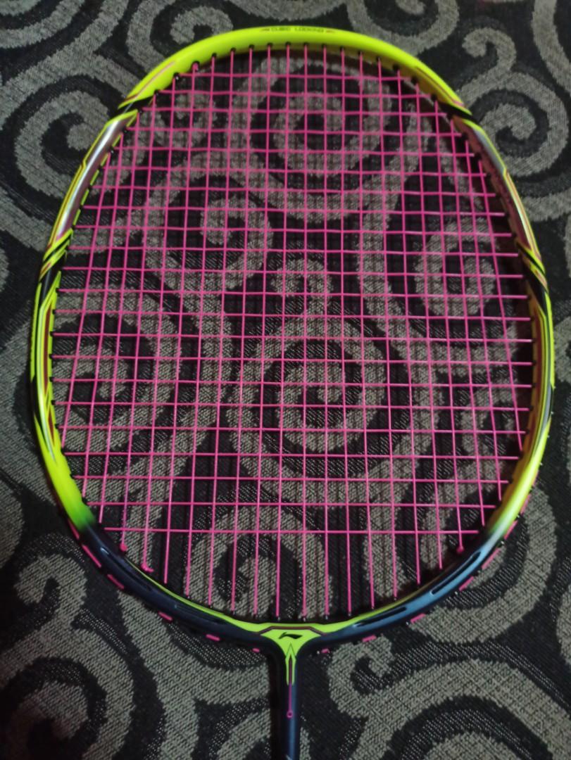 Li Ning Aeronaut 9000 D drive badminton racket, Sports Equipment ...