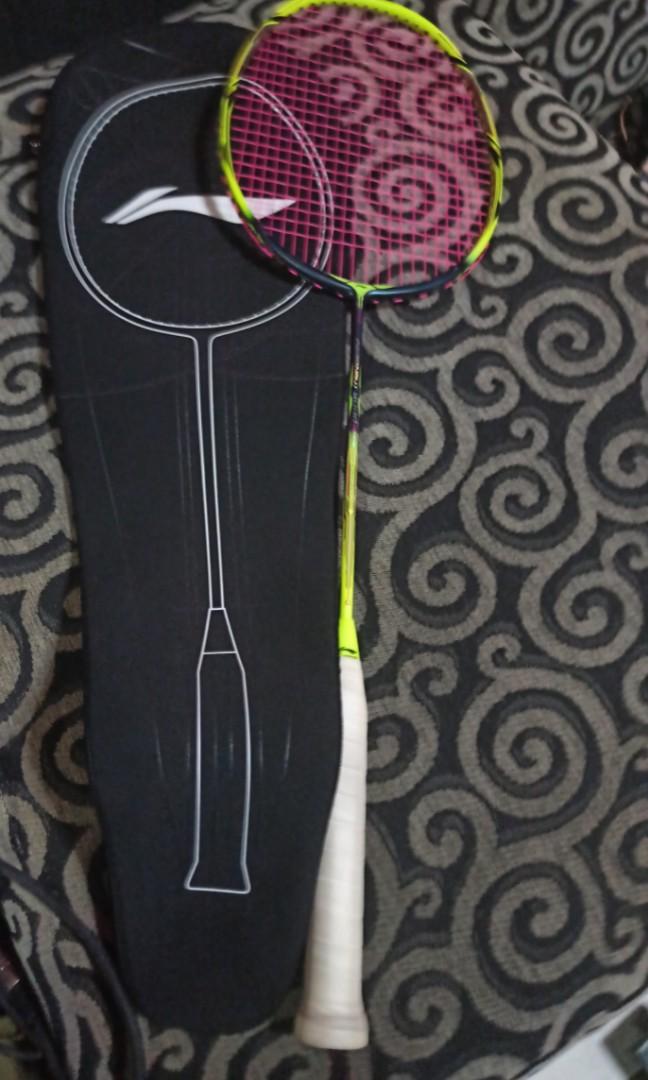 Li Ning Aeronaut 9000 D drive badminton racket, Sports Equipment ...