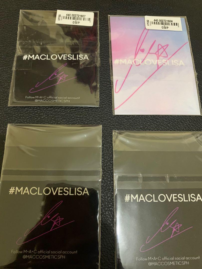 Blackpink Photocard Lisa MAC Limited Edition, Hobbies & Toys ...