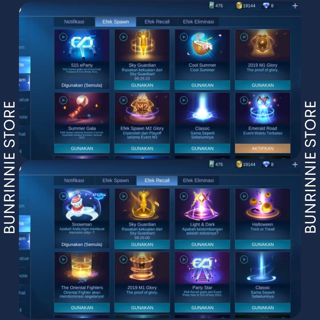 Mobile Legends Legend Gs, KOF Chou, KOF Guin, Full STUN, 6 Epic Limit ...