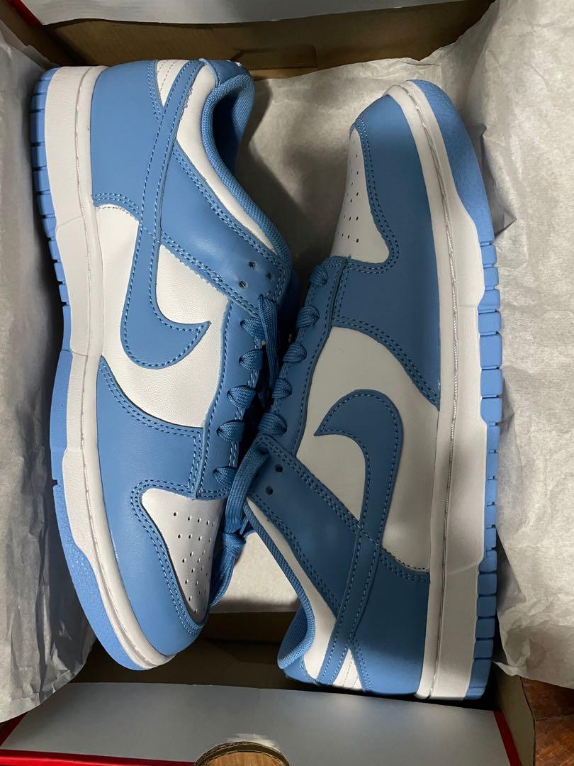 Nike low dunk retro university blue, Men's Fashion, Footwear, Sneakers ...