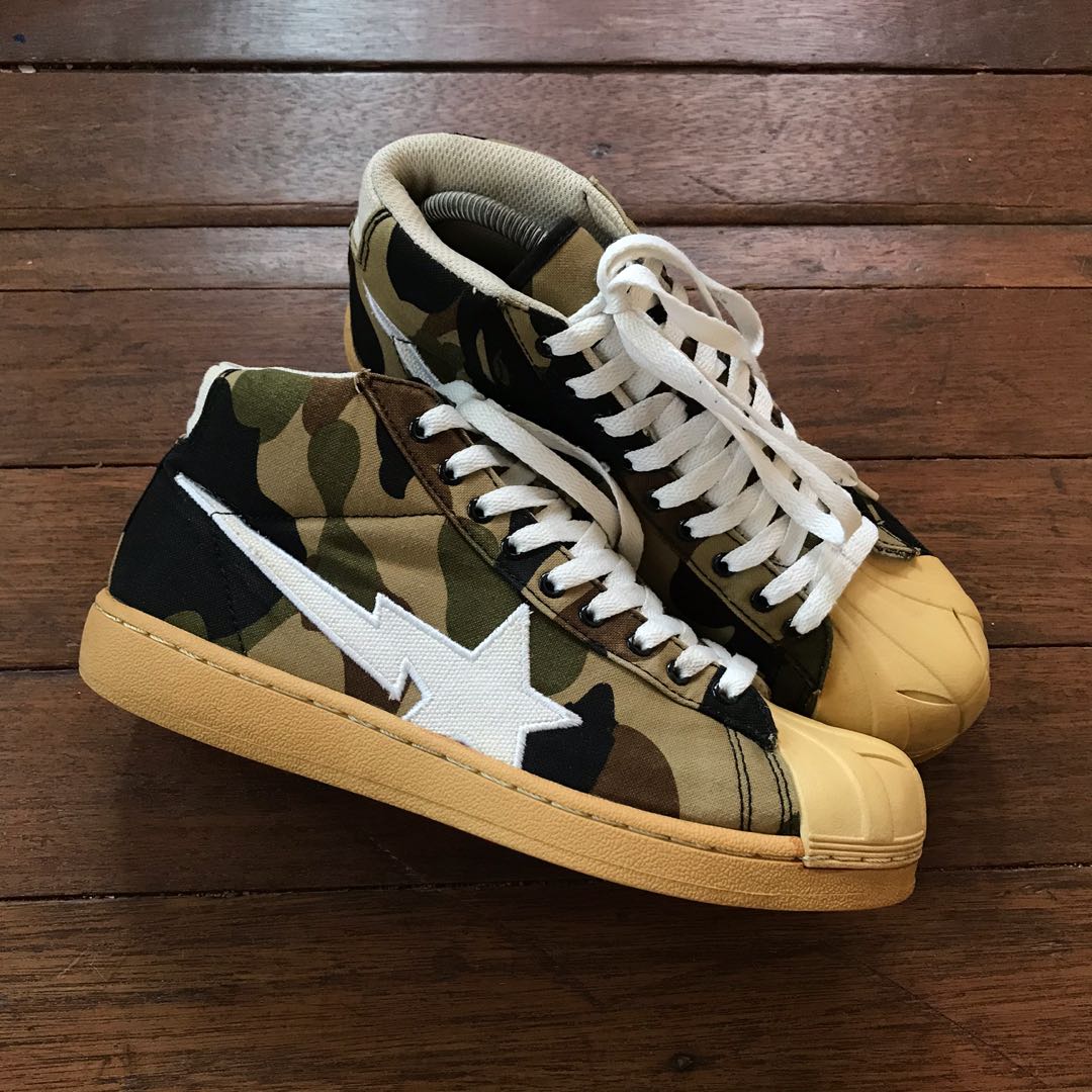 Og Bape Skull Sta, Men's Fashion, Footwear, Sneakers on Carousell