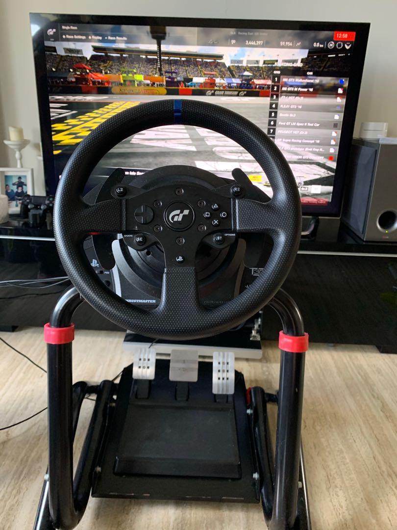 Playstation Thrustmaster T-300 Racing Chair, Video Gaming, Video Game ...