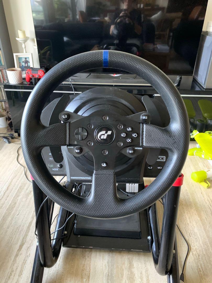 Playstation Thrustmaster T-300 Racing Chair, Video Gaming, Video Game ...