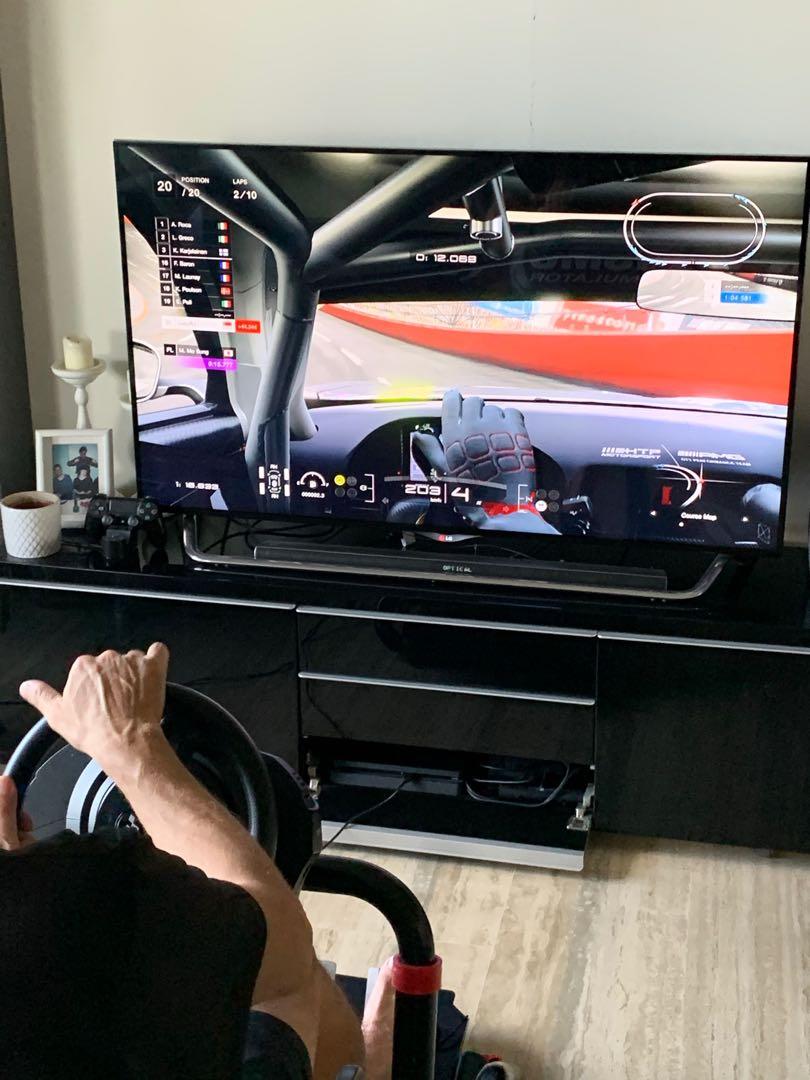 Playstation Thrustmaster T-300 Racing Chair, Video Gaming, Video Game ...